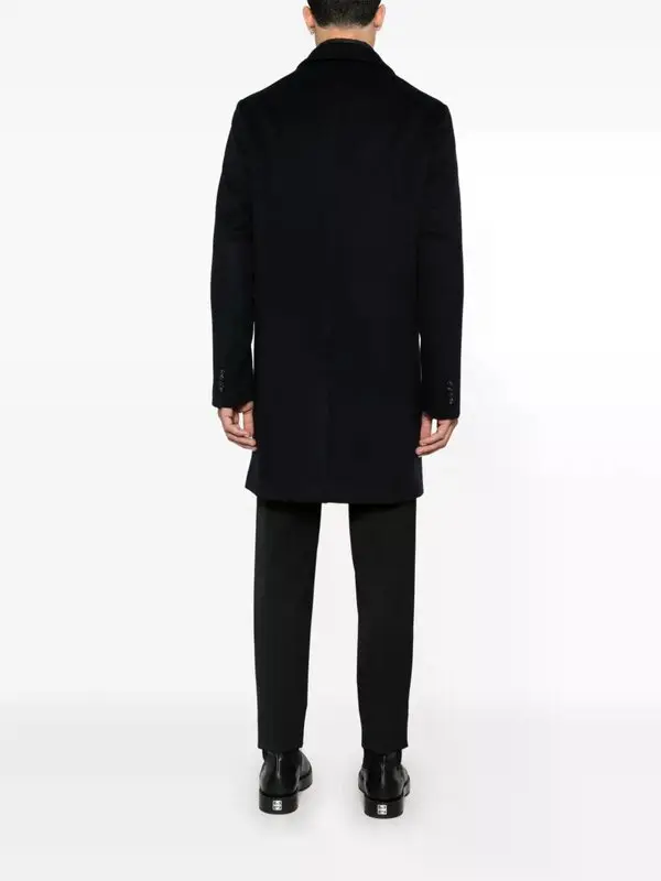 BARBA NAPOLI Virgin Wool-cashmere Blend Fog Coat