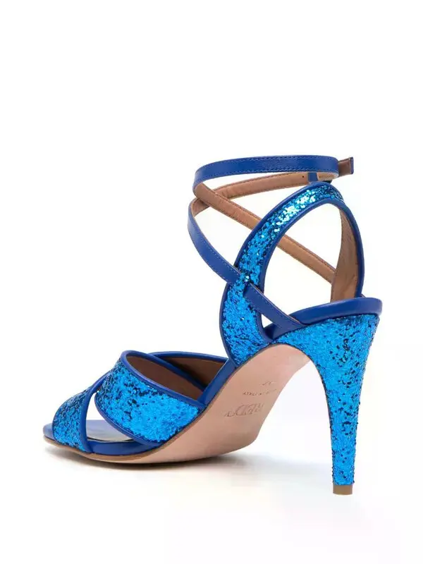 Red Valentino 95mm Crossover-strap Leather Sandals