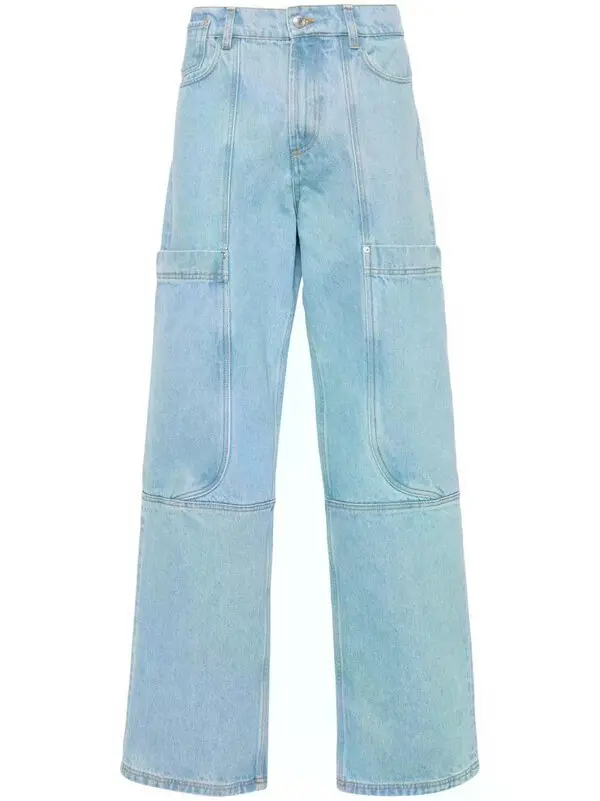Gcds Ultrapocket Straight-leg Jeans - Blue