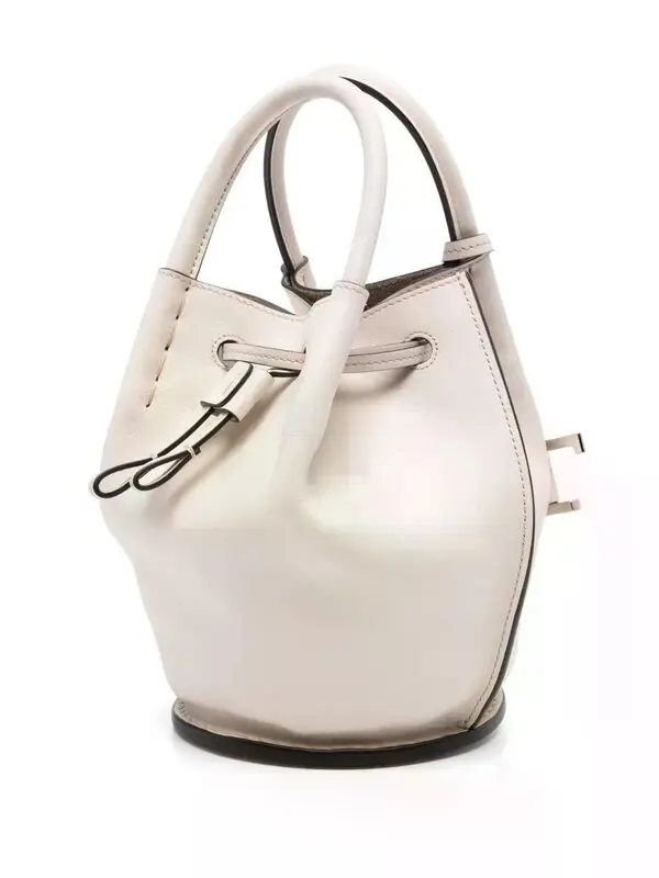 TOD'S Mini Buz Bucket Bag - Neutrals