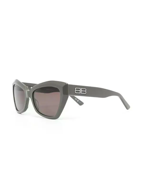 Balenciaga Logo-plaque Butterfly Sunglasses