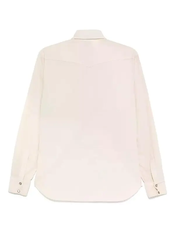 BARBA NAPOLI Corduroy Shirt - Neutrals