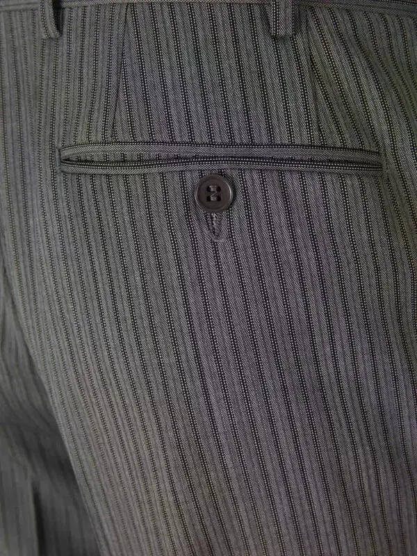Canali Striped Tailored Trousers