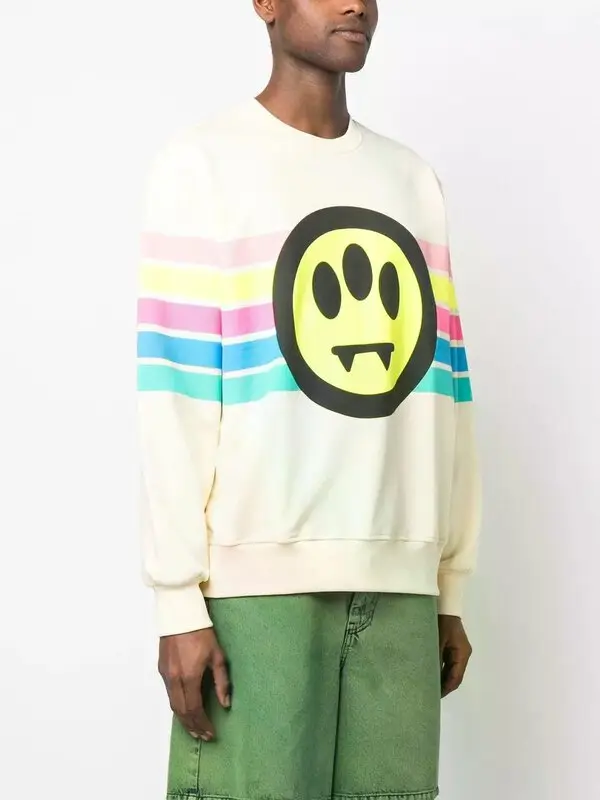 BARROW Smiley Face Print Sweatshirt