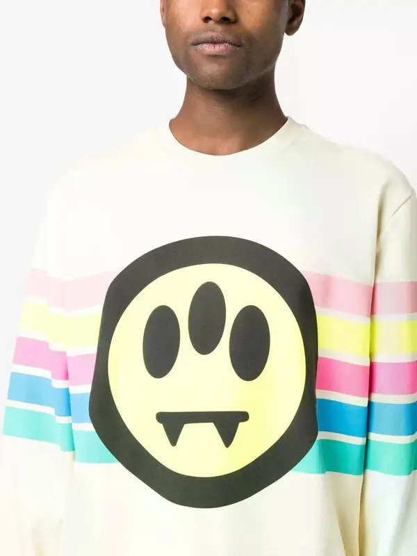 BARROW Smiley Face Print Sweatshirt