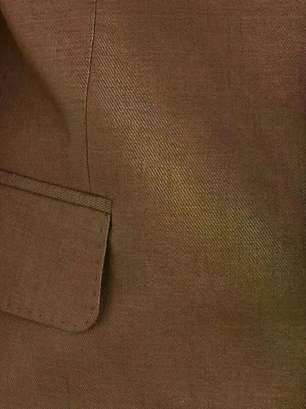 Brian Dales Single-breasted Blazer - Brown