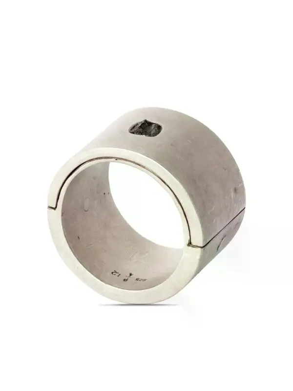 PARTS OF FOUR Sistema Sterling-diamond Ring - Silver