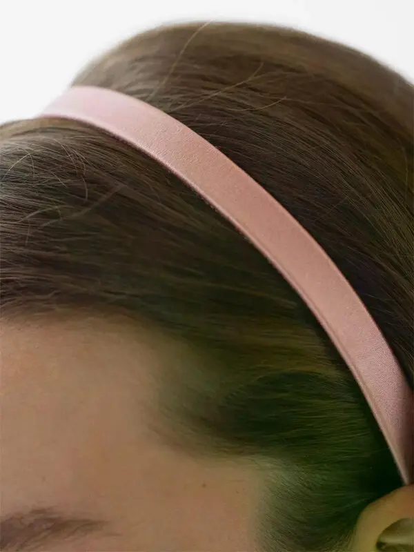 JENNIFER BEHR Lucy Silk Headband - Pink