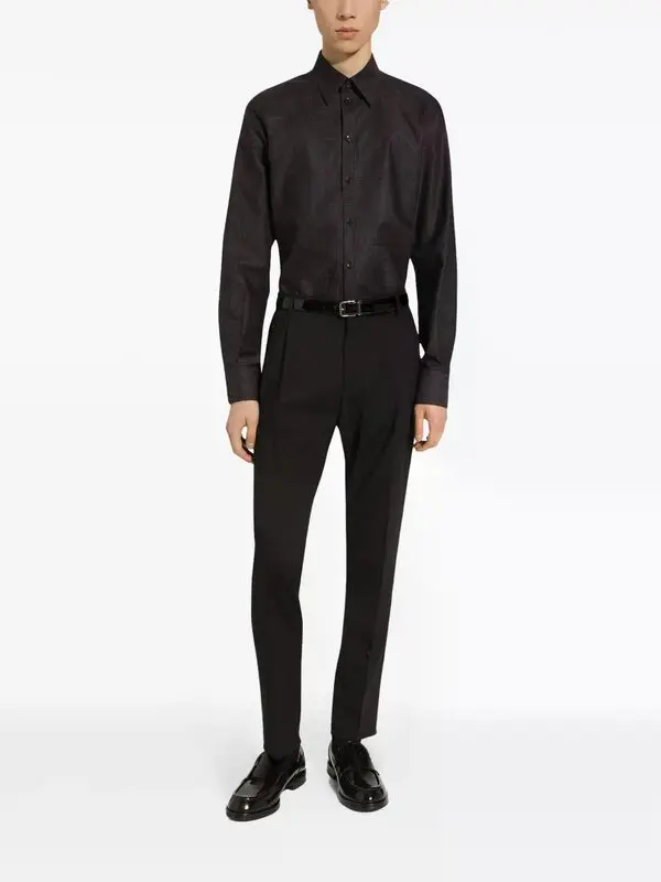 Dolce & Gabbana Micro Polka-dot Shirt