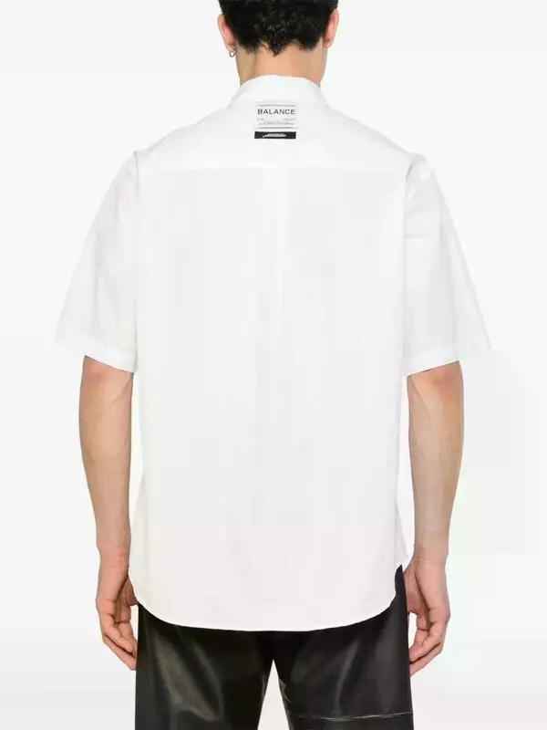 Undercover Logo-patch Cotton Shirt