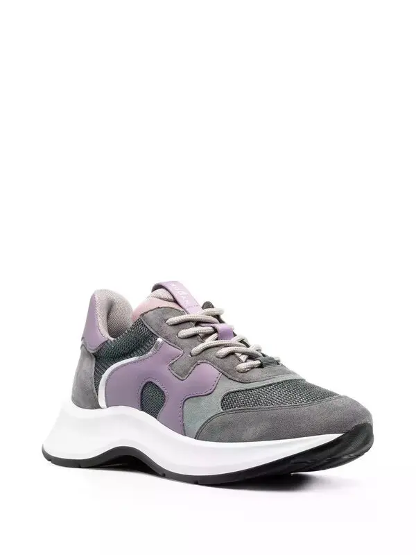 Hogan Panelled Lace-up Sneakers