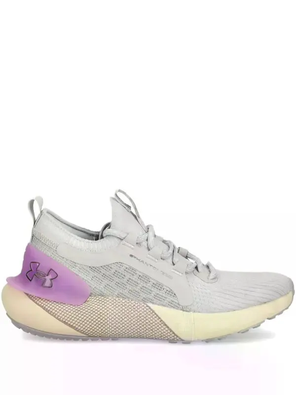 Under Armour Mesh-panelled Lace-up Sneakers - Grey