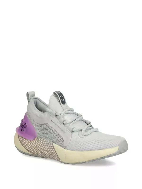 Under Armour Mesh-panelled Lace-up Sneakers - Grey