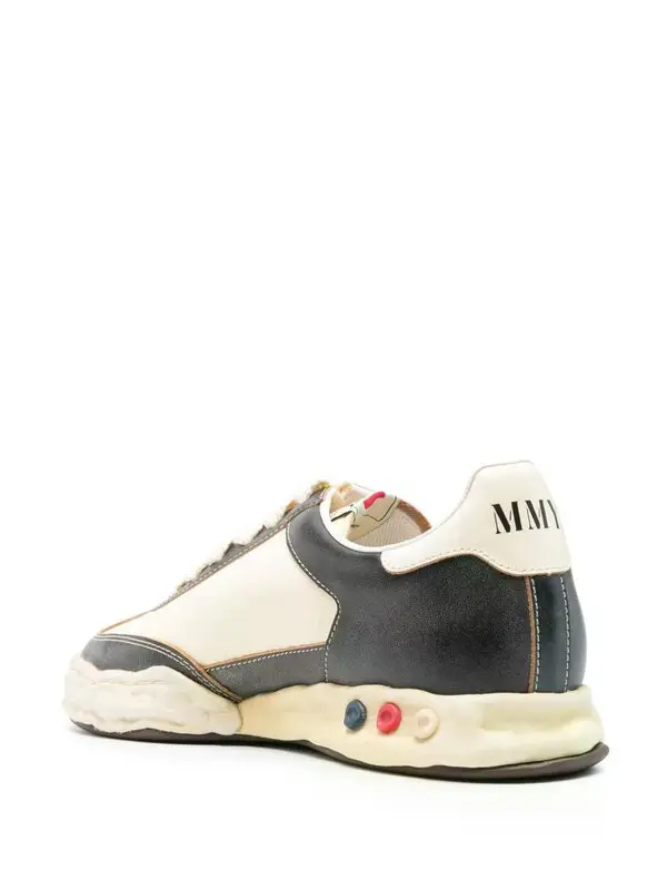 Mihara Yasuhiro Herbie Og Sole Leather Sneakers - Neutrals