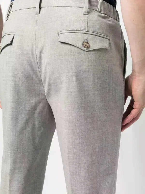 Altea Tapered-leg Virgin Wool Blend Trousers