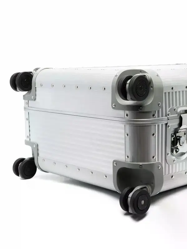 FPM MILANO Bank S Spinner 76cm Studded Aluminium Suitcase