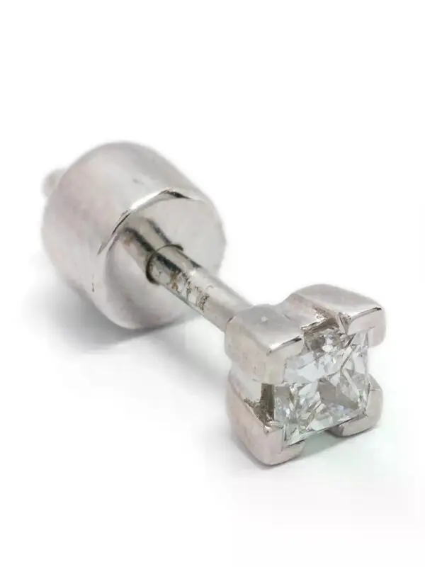 MARIA BLACK 14kt White Gold Diamond Stud Earring