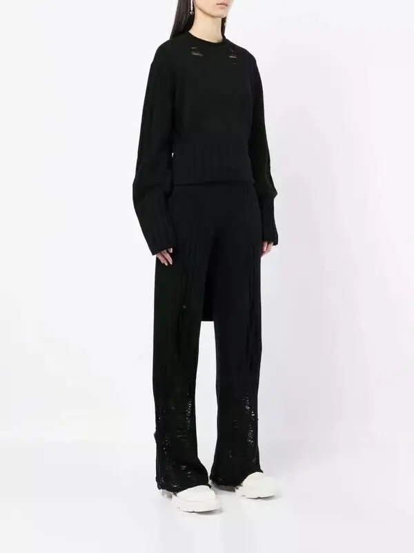 DION LEE Distressed Finish Knitted Jumper