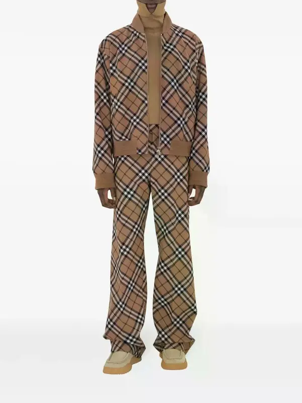 Burberry Vintage Check Zip-up Bomber Jacket