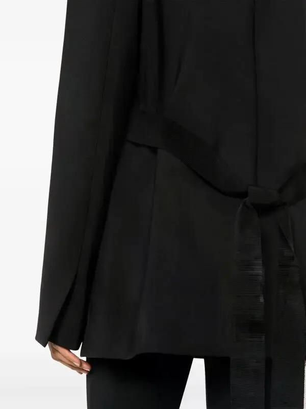 NENSI DOJAKA Strap-detail Single-breasted Blazer