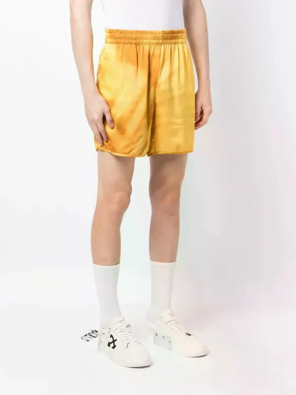 BLUE SKY INN Palm Tree Print Elasticated Waistband Shorts