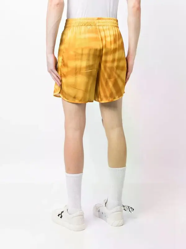 BLUE SKY INN Palm Tree Print Elasticated Waistband Shorts