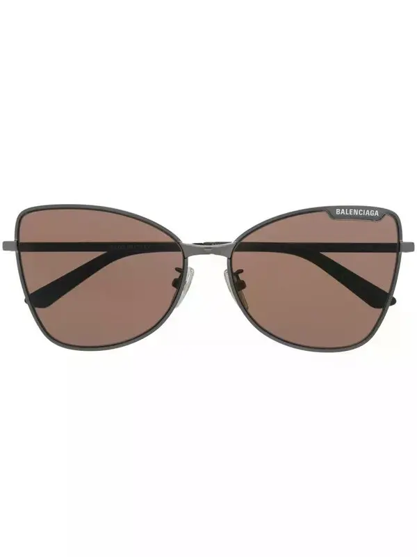Balenciaga Cat Eye Frame Sunglasses - Black