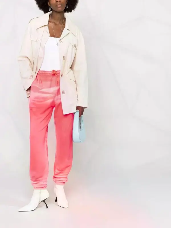 Alexander Wang Garment-dyed Lounge Track Trousers