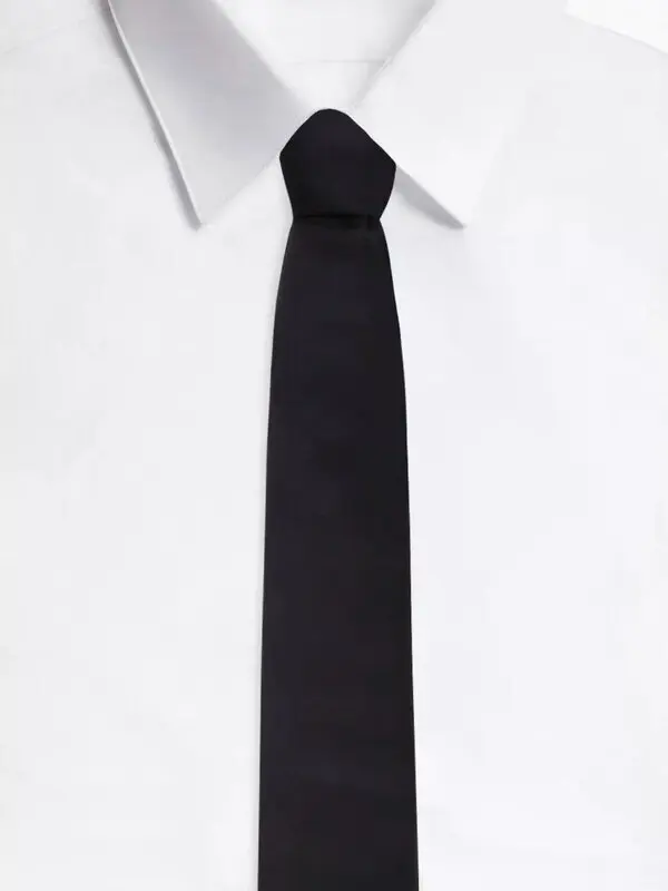 Dolce & Gabbana Silk Martini Neck Tie - Blue