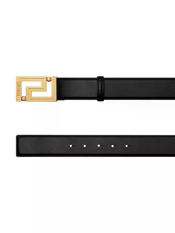 Versace Greca Leather Belt