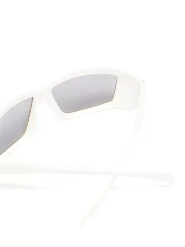 Rick Owens Rectangle Frame Tinted Lens Sunglasses
