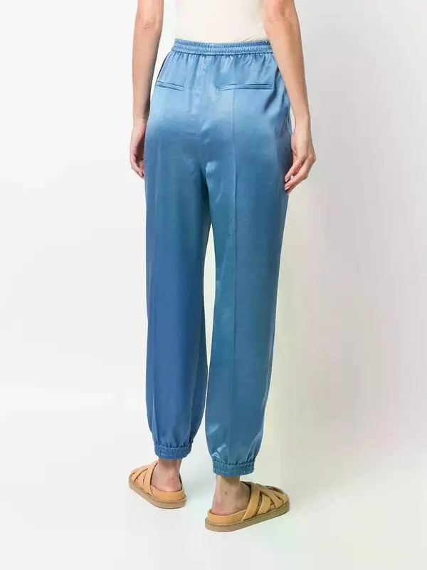 Nanushka Tapered Satin Trousers