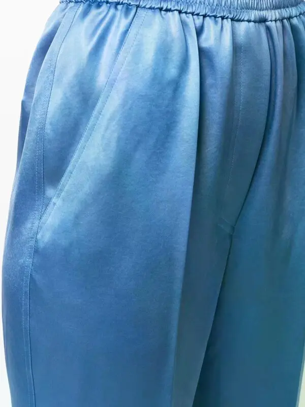 Nanushka Tapered Satin Trousers