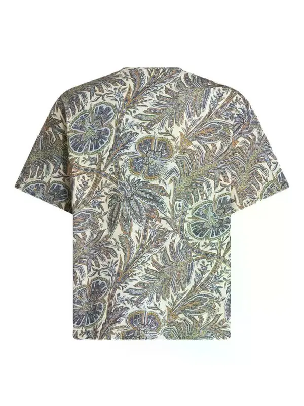 Etro Paisley-print Cotton T-shirt