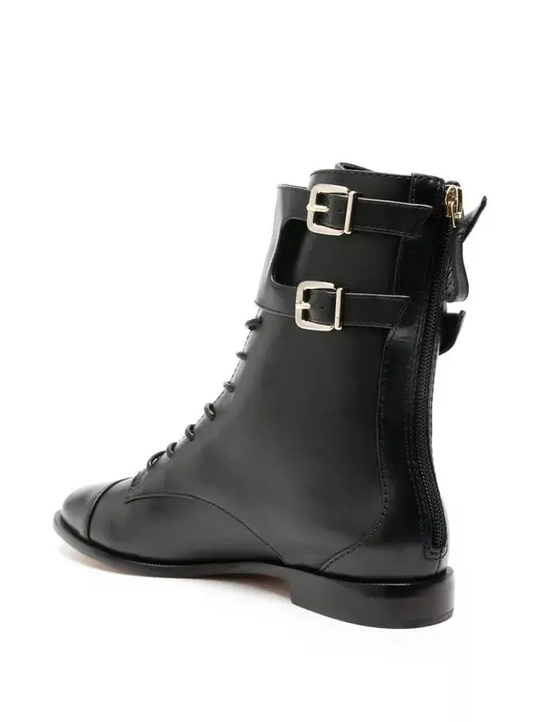 ALEXANDRE BIRMAN Almond-toe Leather Boots