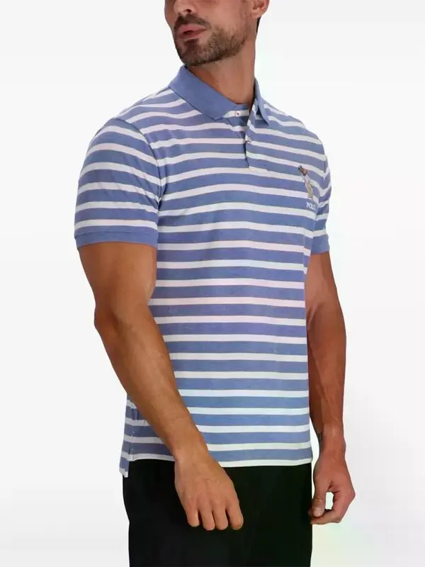 Polo Ralph Lauren Polo Bear Striped Polo Shirt