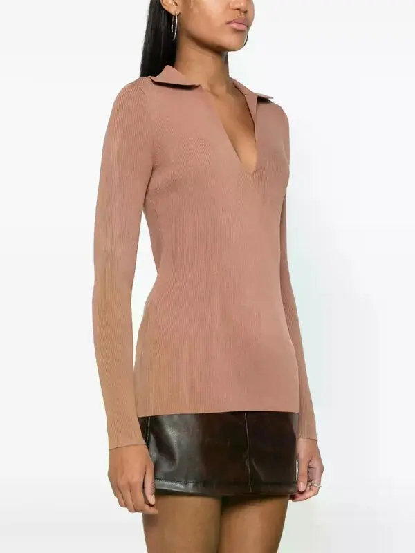 Calvin Klein Fine-ribbed Jumper - Brown