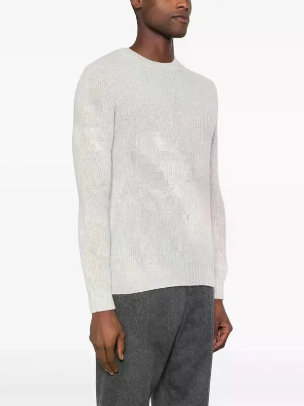 DELL'OGLIO Crew Neck Wool Blend Jumper