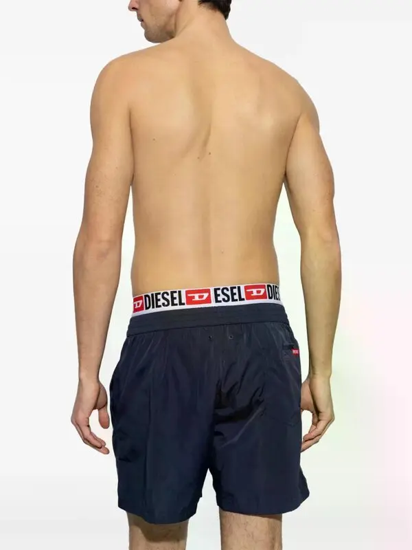DIESEL® Logo-print Swim Shorts