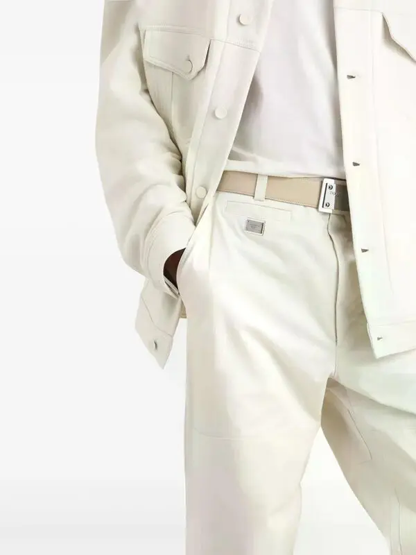 Dolce & Gabbana Logo Plaque Tailored Trousers