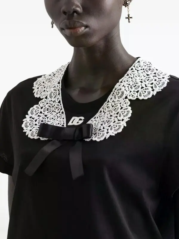 Dolce & Gabbana Lace Trimmed Blouse