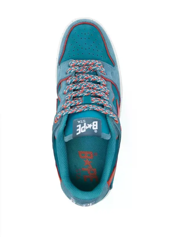 A BATHING APE Sk8 Sta Panelled Sneakers - Blue