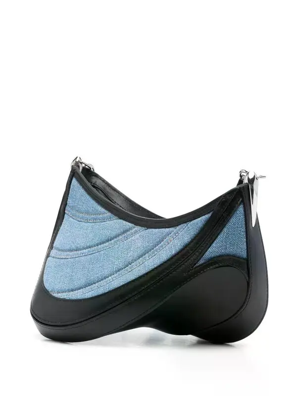 MUGLER Spiral Curve 01 Denim Bag