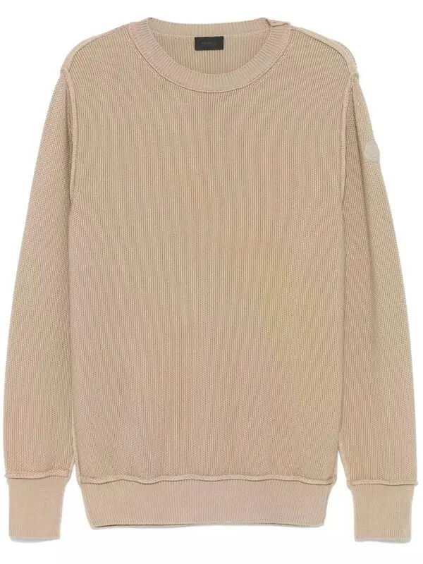 Moncler Organic Cotton Crew Neck Sweater