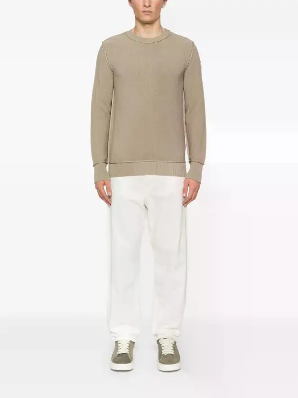 Moncler Organic Cotton Crew Neck Sweater