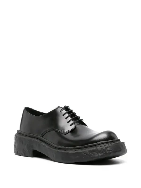 Camper Vámonos Leather Derby Shoes - Black