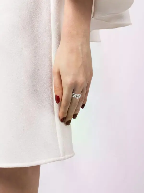 PERSEE 18kt White Gold Diamond Ring