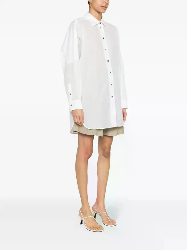 Philosophy Di Lorenzo Serafini Drop Shoulder Crepe Shirt