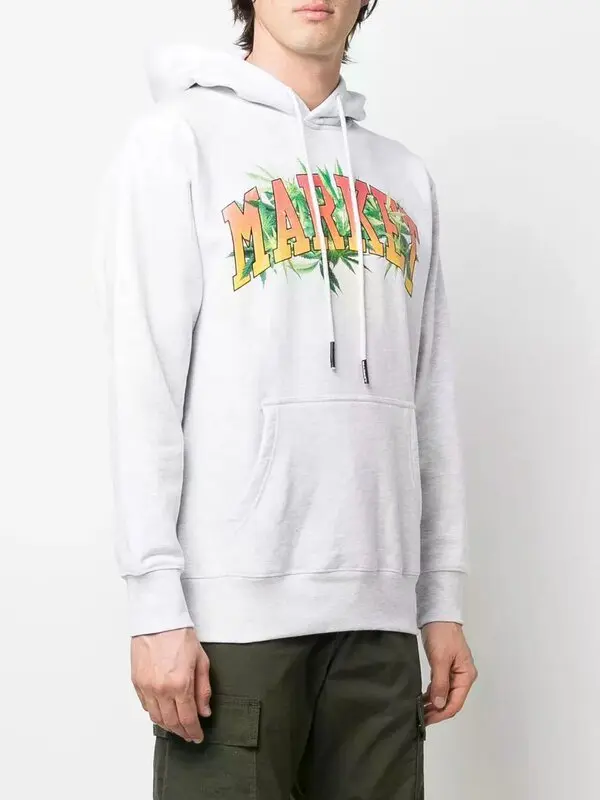 MARKET Logo-print Cotton Hoodie