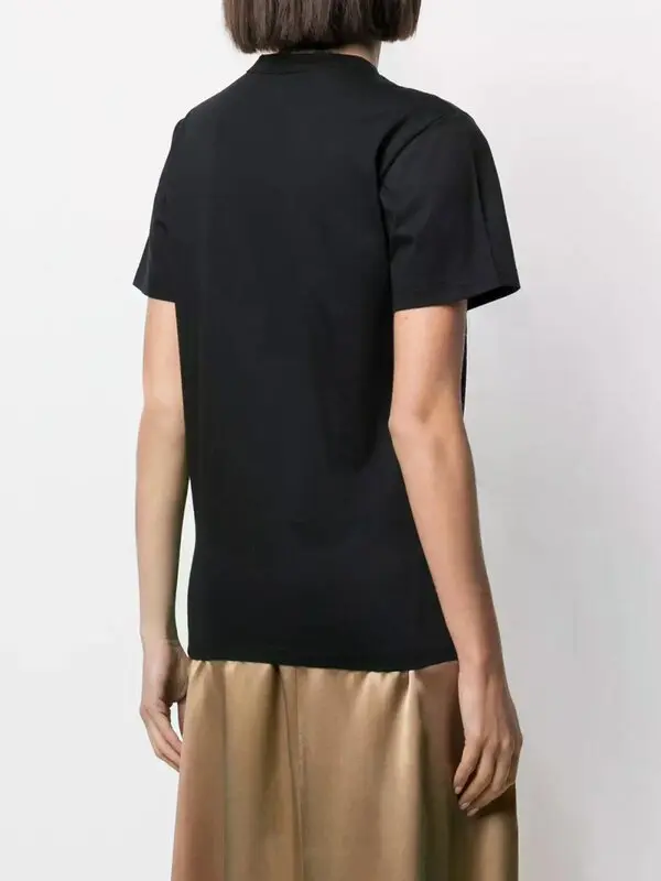10 CORSO COMO Graphic Print Crewneck T-shirt - Black